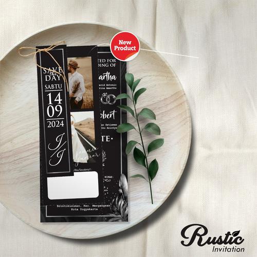 Jual UNDANGAN PERNIKAHAN RUSTIC CUSTOM - UNDANGAN NIKAH RUSTIC - Kab ...