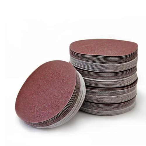 Jual Amplas Bulat velcro Hamplas Tempel 4 inch Grit 100 120 gerinda ...