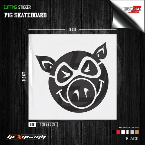 Jual Cutting Sticker PIG SKATEBOARD Logo | Stiker Cutting PIG ...