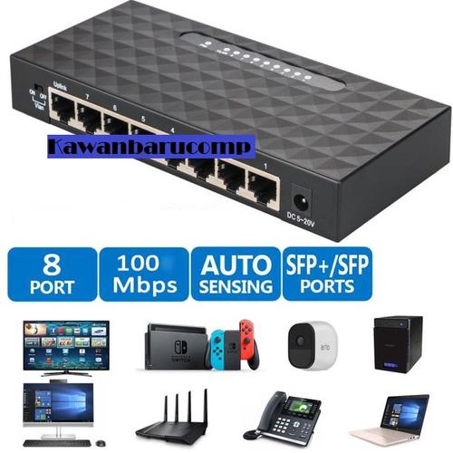 Jual SWITCH HUB 8PORT 10/100M - ETHERNET SWITCH BANDUNG - Kota Bandung ...