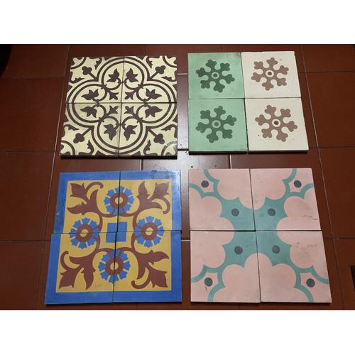 Jual Tekel koentji antik vintage lawas ubin keramik uk 20x20cm - Set 1 ...