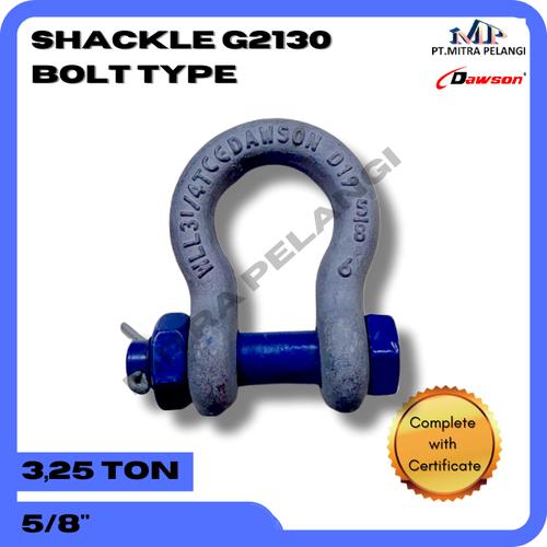 Jual Shackle / Segel Omega 5/8" - 3,25 Ton Hot Dip Bolt Type DAWSON ...