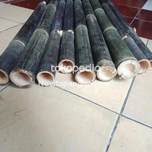 Jual bambu hitam asli panjang 80 cm diameter 5-6 cm random - Kab ...