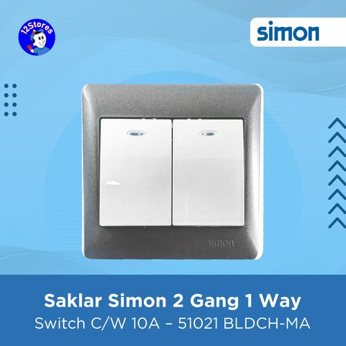 Promo Simon Saklar Lampu 2 Gang 1 Arah 1 Way 10A 2G 1Arah - Jakarta ...