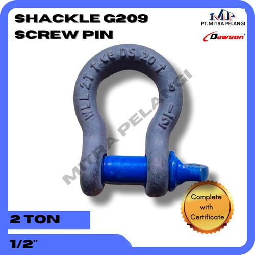 Jual Shackle / Segel Omega 1/2" - 2 Ton Hot Dip Galv Screw Pin Dawson ...