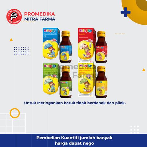 Jual Hufagrip 60 ml Syrup Botol / Obat Demam, Batuk dan Pilek - Hijau ...