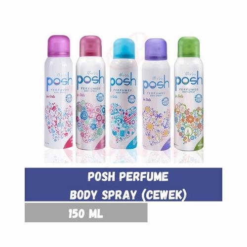 Jual Posh Parfume body spray 150ml parfum wanita - Merah - Kota ...
