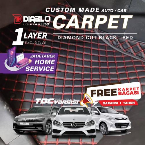 Promo Alphard 2024 Karpet Mobil Custom Fit Full Set Diablo 360 1Layer ...