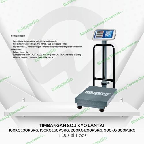 Jual Timbangan 300kg Timbangan Beras Sojikyo PSRG - Jakarta Barat ...