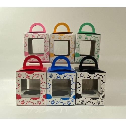 Jual DUS CUPCAKE SATUAN MOTIF AWAN 10 PCS / BOX CUPCAKE L1 PER 10 ...