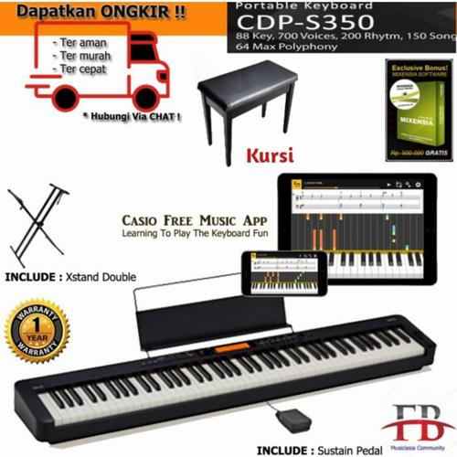 Jual Casio CDP S350 Digital Piano / CDPS350 / CDP-S350 / CDPS 350 ...