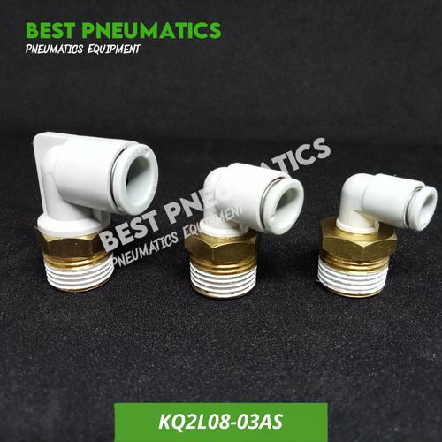 Jual KQ2L08-03AS SMC Elbow KQ2L Series Hose 8mm Drat 3/8" - Jakarta Barat - Best Pneumatics ...