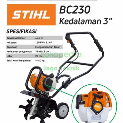 Jual Mini Cultivator Stihl BC230 Mesin Bajak Penggembur Tanah Stihl BC ...