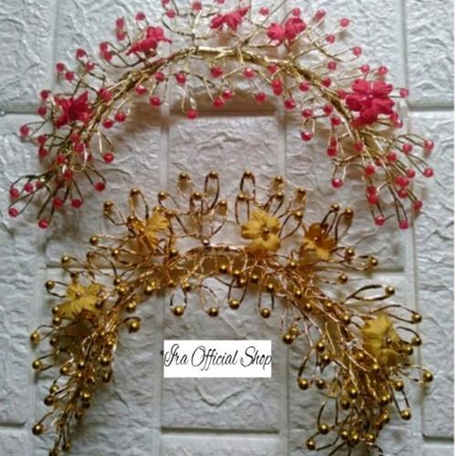 Jual Bando Krun / Mahkota Mutiara / Bando Tari Tradisional - Kuning ...