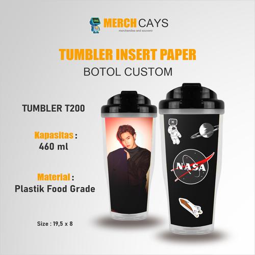 Jual TUMBLER CUSTOM / TUMBLER INSERT PAPER/ BISA SATUAN & PARTAI ...
