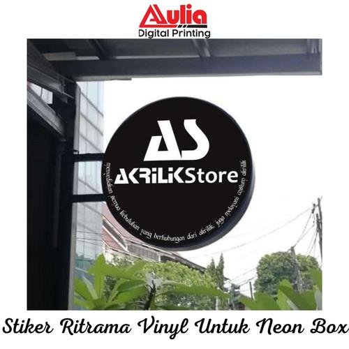 Jual Cetak Stiker Ritrama Vinyl Untuk Neon Box | sticker Custom - Kab ...