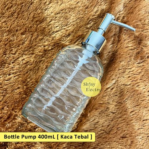 Jual Botol Pump 400mL Sabun / Lotion / Shampo [ Bottle ] Kaca Hotel ...