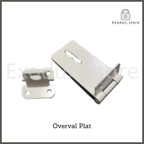 Jual Overpal plat tempat gembok 2"| 2,5" | 3" | 4" inch putih murah ...