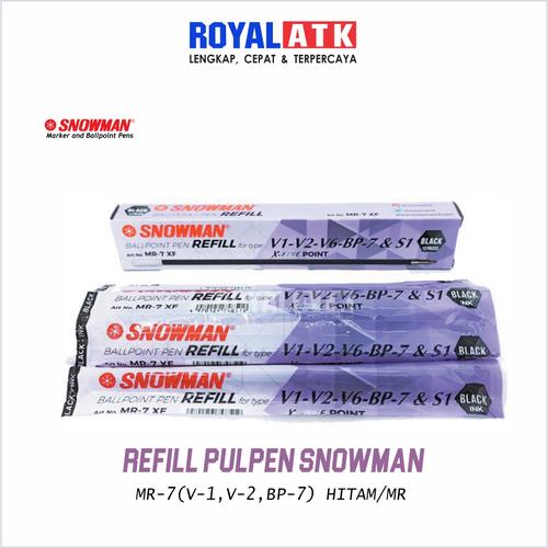 Jual Refill Pulpen / Isi Ulang Ballpoint Snowman V1,V2,V6,BP7,S1 All ...