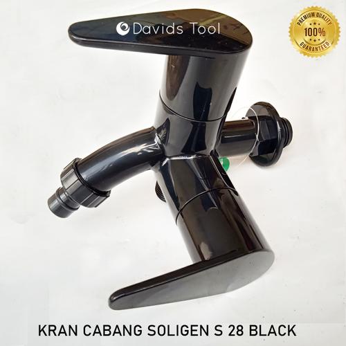 Jual Kran Shower Cabang Sower Keran Double Dobel Soligen S 28 Black ...