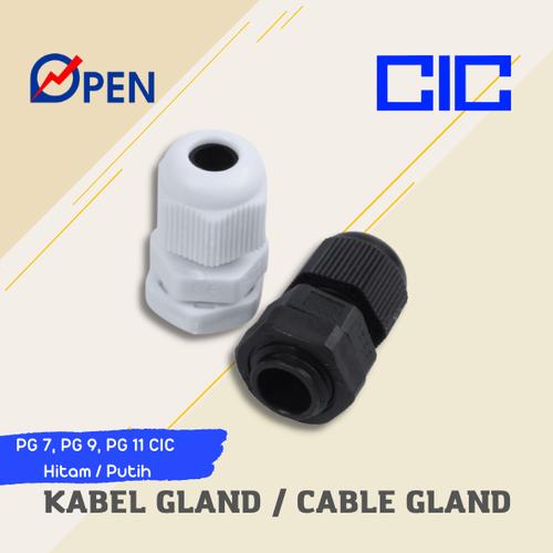 Jual KABEL GLAND / CABLE GLAND PG7, PG9, PG11 CIC - Hitam / Putih - PG ...