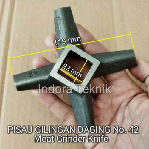 Jual No 42 Pisau Giling Daging - Knife Grinder Knife - Mincer Blade ...
