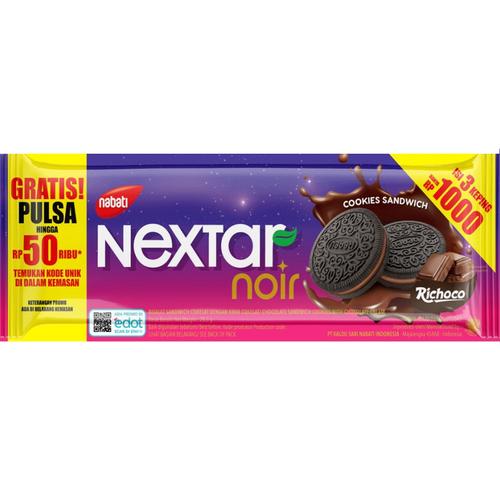 Jual NEXTAR NOIR RICHOCO 28.5 gram COKLAT COOKIES RENCENG SNACK BISKUIT ...