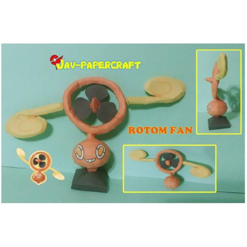 Jual Pokemon rotom fan Papercraft - Kab. Bekasi - Papercraft Tiviti ...