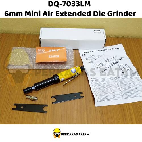 Jual Gerinda Angin 6mm DQ-7033LM Mini Air Extended Die Grinder 1/4 ...