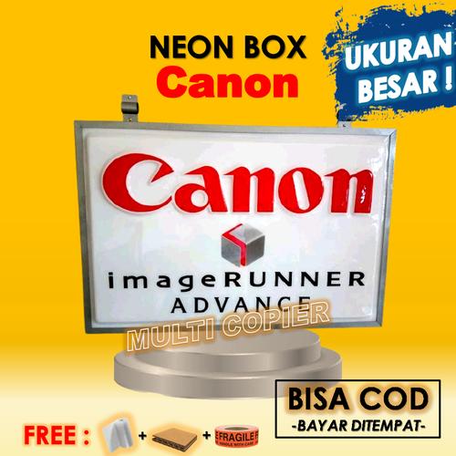 Jual Neon Box Sign Box Canon Reklame Toko Fotocopy Bahan Mika Plastik ...