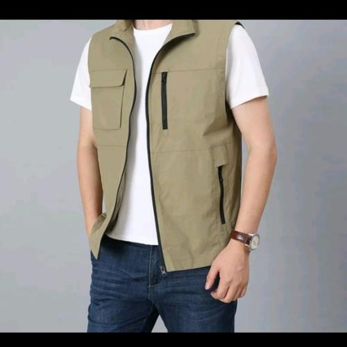 Jual rompi pria terbaru , rompi lapangan , rompi kekinian - navy, S ...