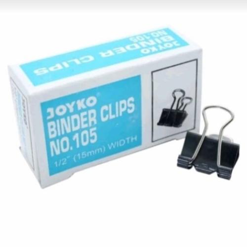 Jual Binder Clip Joyko Kenko 105 penjepit kertas 15 mm isi 12 pcs ...