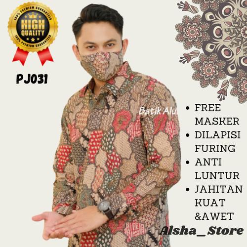 Jual Baju Batik Pria Solo Dewasa Premium Original Eksklusif Terbaru PJ031 - S - Kab. Sragen ...