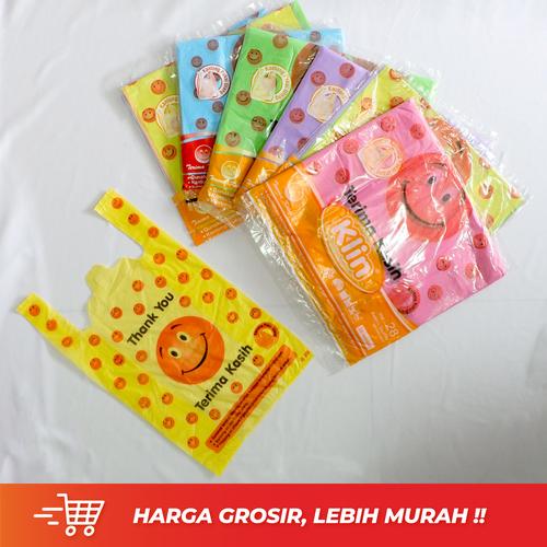 Jual [GROSIR] Kantong plastik/ kresek SMILE merk KLIN Ramah lingkungan ...