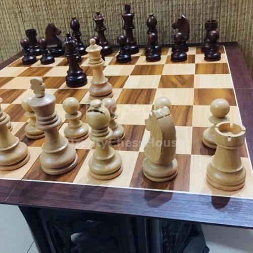 Jual Catur Kayu Mewah Non Magnet Standard Golem+ Papan Lipat 4 + Box ...