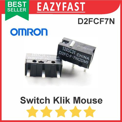 Jual Tombol Klik Mouse Omron D2FC-F-7N Micro Switch Saklar Kecil D2FCF7N - NON OMRON - Kab ...
