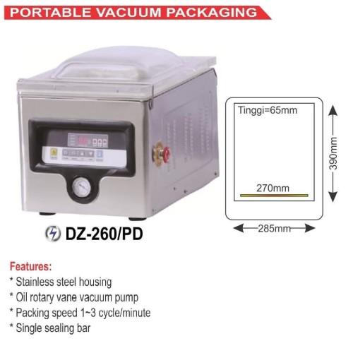 Jual GETRA VACUUM SEALER DZ-260PD / VACUUM PACKING /MESIN VACUUM ...