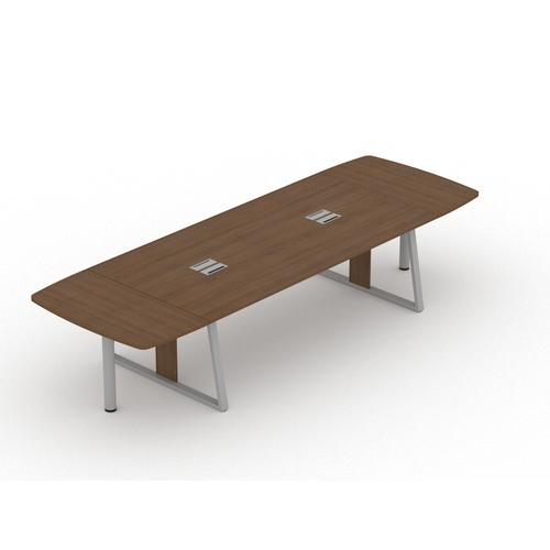 Jual Meja Rapat Meeting Uno New Lavender kaki besi warna walnut - uk ...