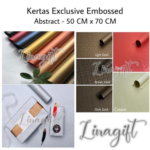 Jual KERTAS EXCLUSIVE EMBOSSED ABSTRACT - KERTAS KADO PEARL PAPER FANCY ...