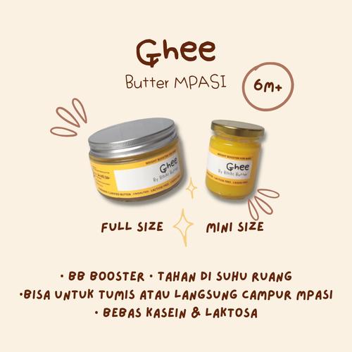 Jual Bibibi Ghee150ml Unsalted Clarified Butter MPASI Lactose Casein ...