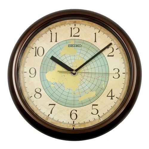 Jual SEIKO CLOCK QHA006B World Map Globe Jam Dinding Peta Dunia ...