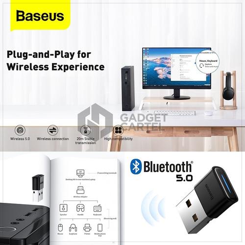 Jual BASEUS BA04 BLUETOOTH 5.0 DONGLE WIRELESS ADAPTER KOMPUTER LAPTOP ...