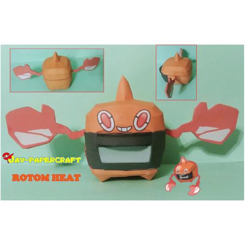 Jual Pokemon rotom heat Papercraft - Kab. Bekasi - Papercraft Tiviti ...