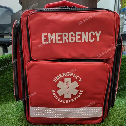 Jual Tas P3K Jumbo - Tas P3K Emergency + isi Type C Lengkap - Merah ...