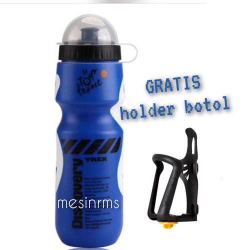 Jual paket botol minum sepeda discovery 650ml dengan holder tmd05b ...