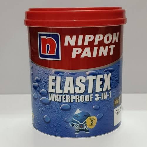 Jual Cat Elastex Waterproof Cat Pelapis Anti Bocor Nippon Paint 1 Kg - Dark Grey - Kota Makassar ...
