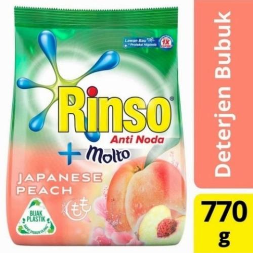 Jual Rinso bubuk plus Molto 770gr | 770 gr Japanese Peach - Jakarta ...