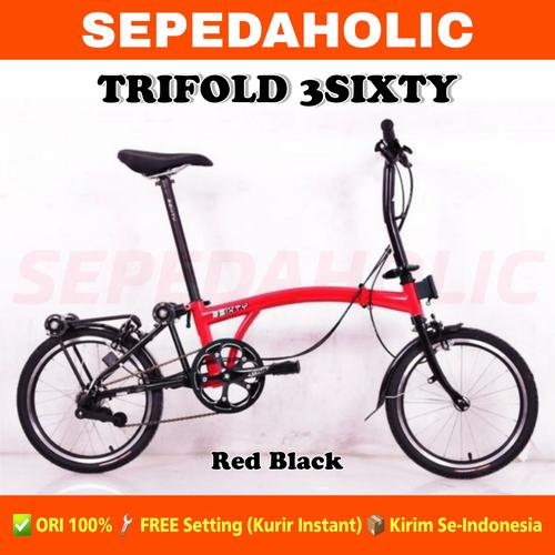 Jual Sepeda Lipat Trifold 3 Sixty 3Sixty - GN OR BK - Kab. Tangerang ...