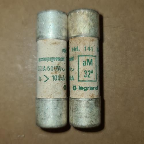 Jual Fuse Legrand aM 32A 500V 100kA 14x51 14,3 cartouches type a.m ...