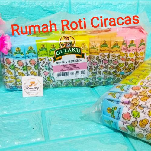 Jual GULA STICK GULAKU KRISTAL PUTIH 125 PCS KEMASAN SACHET 8 GR KOPI ...